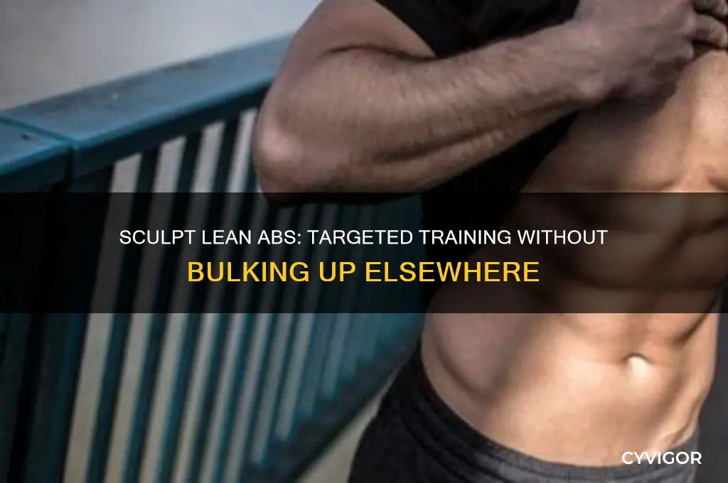 Sculpt Lean Abs: Targeted Training Without Bulking Up Elsewhere | CyVigor