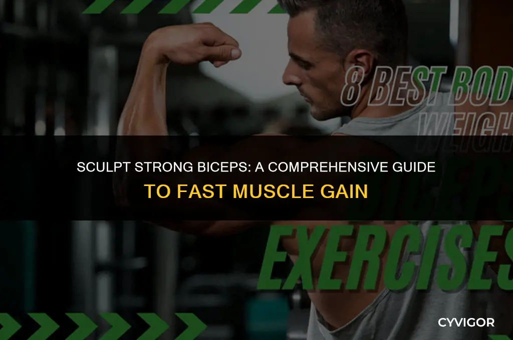 Sculpt Strong Biceps: A Comprehensive Guide To Fast Muscle Gain | CyVigor
