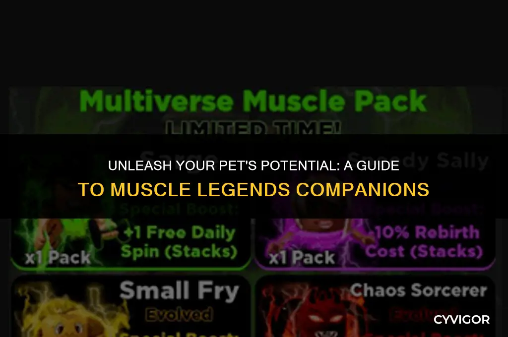 Unleash Your Pet's Potential: A Guide To Muscle Legends Companions ...