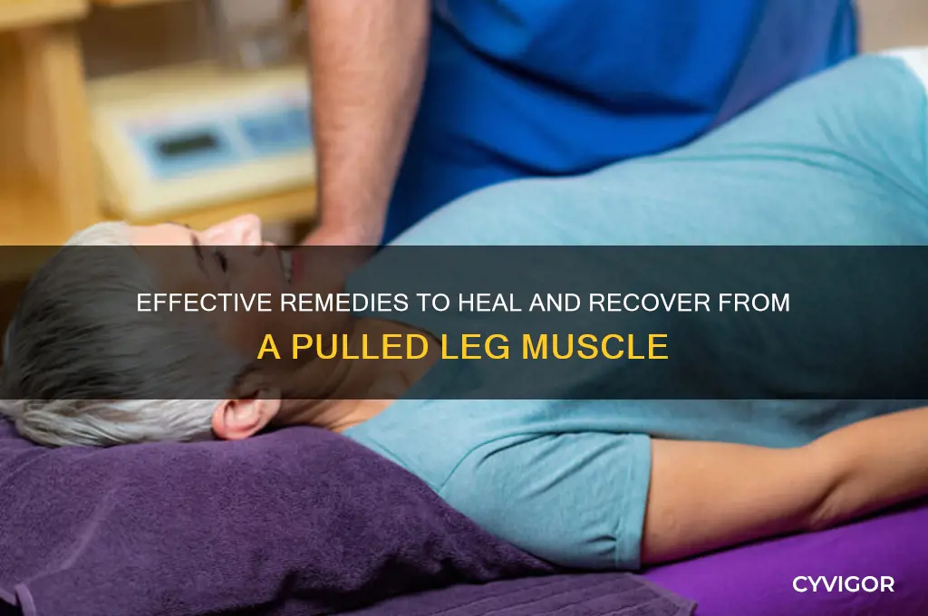 Effective Remedies To Heal And Recover From A Pulled Leg Muscle | CyVigor