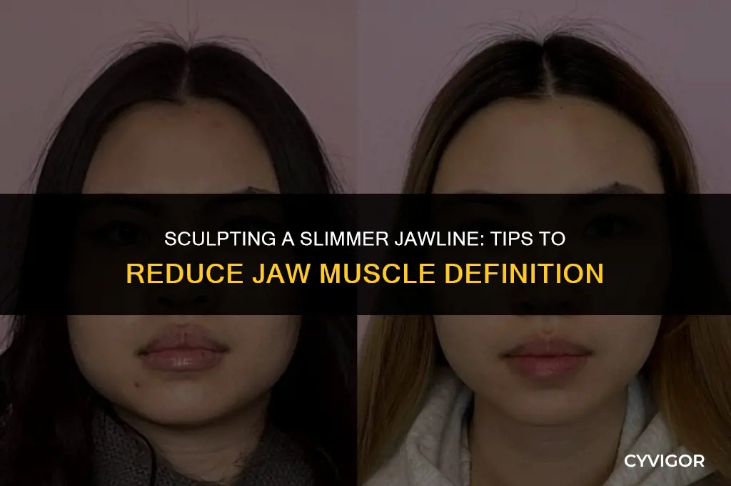 Sculpting A Slimmer Jawline: Tips To Reduce Jaw Muscle Definition | CyVigor