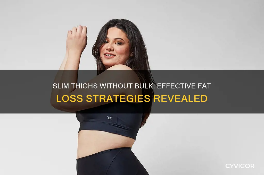 Slim Thighs Without Bulk: Effective Fat Loss Strategies Revealed | CyVigor