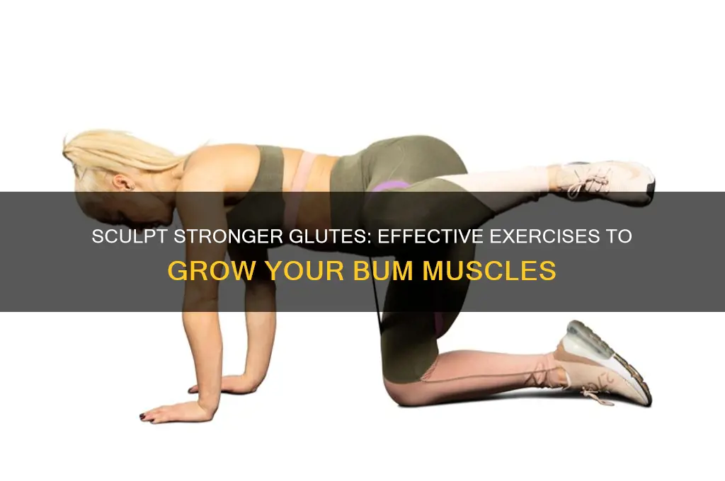 Sculpt Stronger Glutes: Effective Exercises To Grow Your Bum Muscles ...