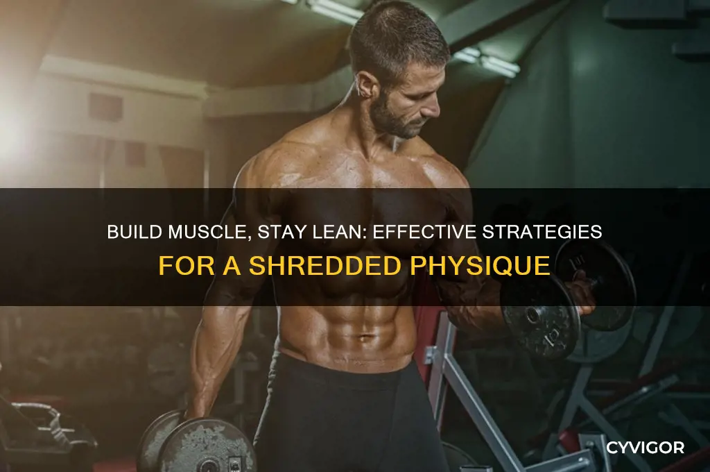Build Muscle, Stay Lean: Effective Strategies For A Shredded Physique ...