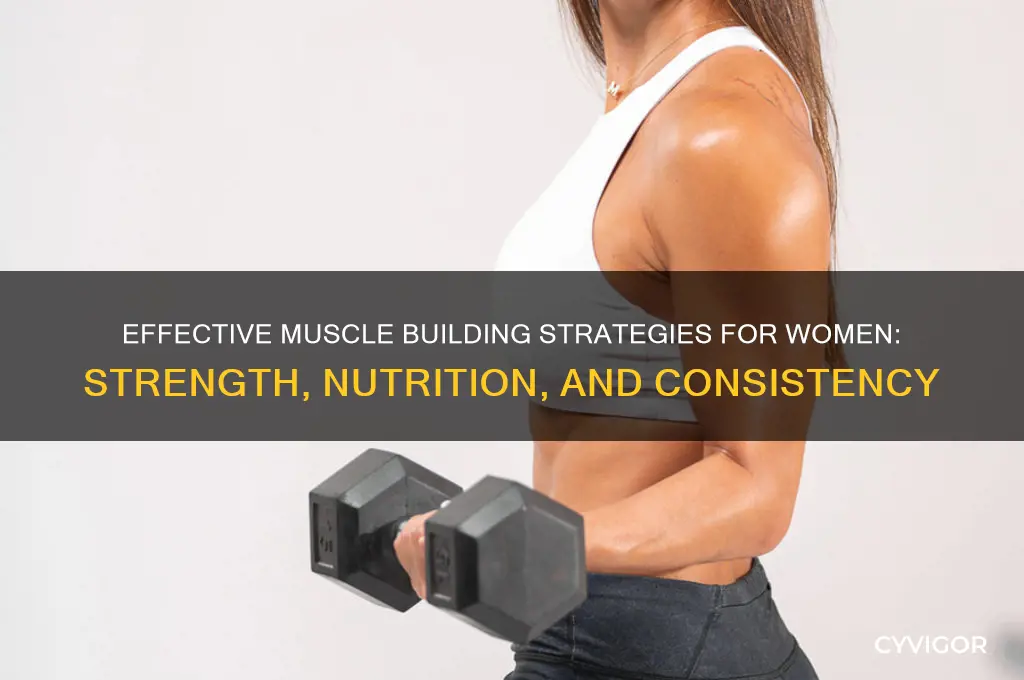 Effective Muscle Building Strategies For Women: Strength, Nutrition ...