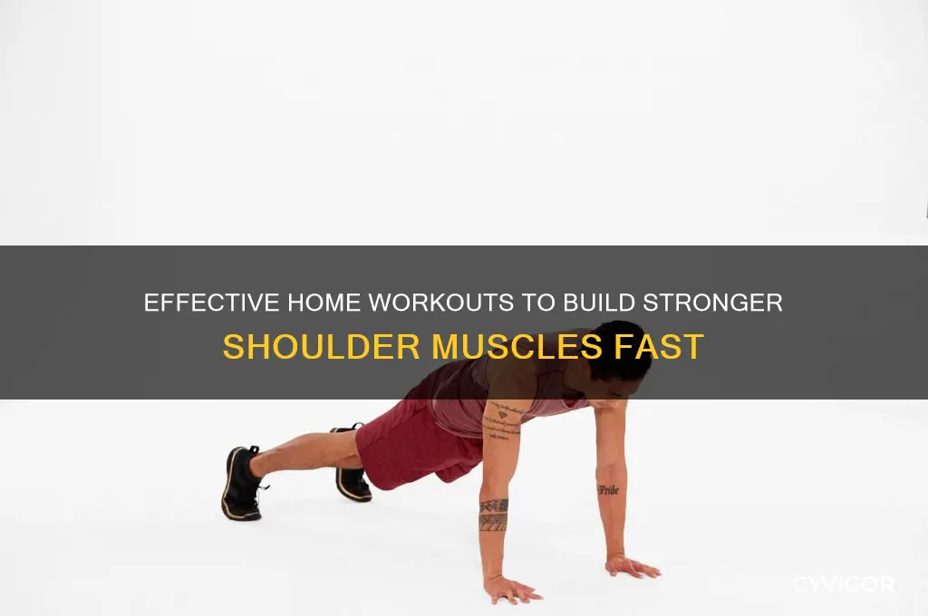 Effective Home Workouts To Build Stronger Shoulder Muscles Fast | CyVigor