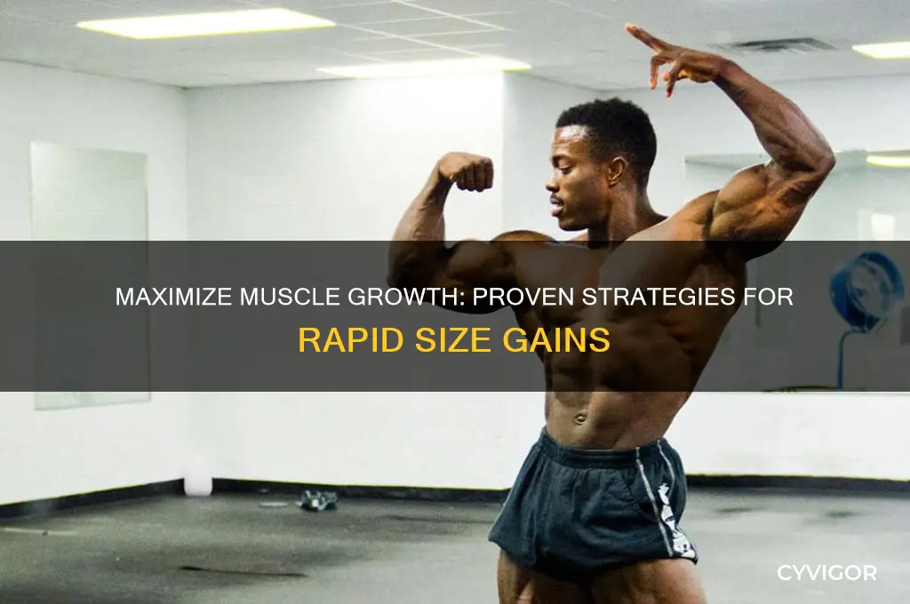 Maximize Muscle Growth: Proven Strategies For Rapid Size Gains | CyVigor
