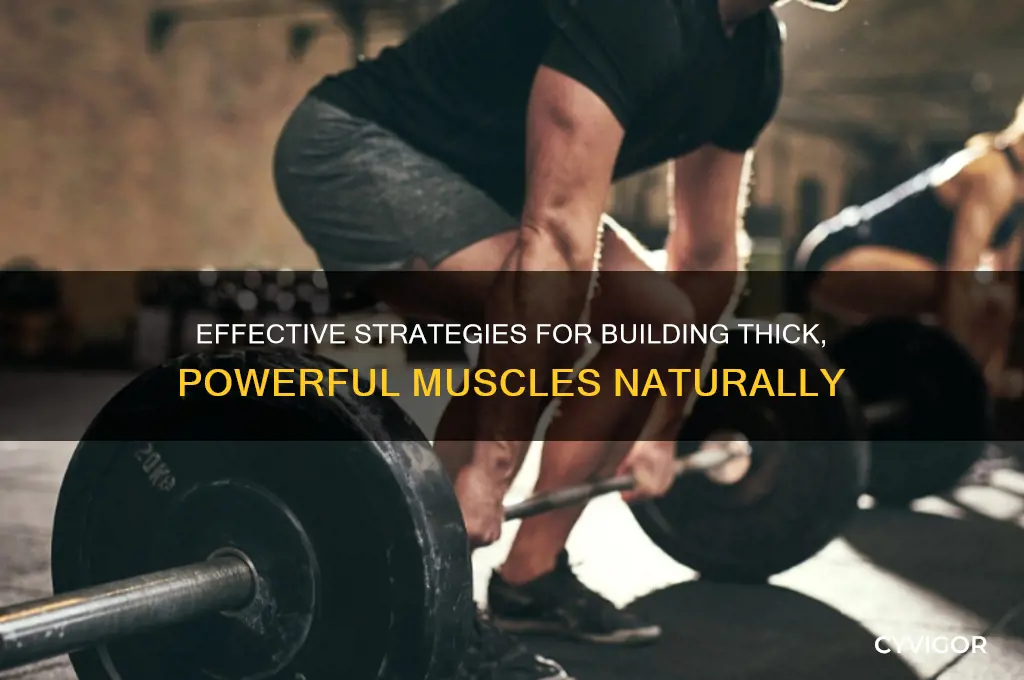 Effective Strategies For Building Thick, Powerful Muscles Naturally ...