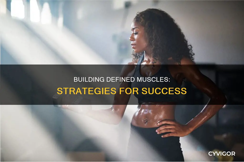 Building Defined Muscles: Strategies For Success | CyVigor