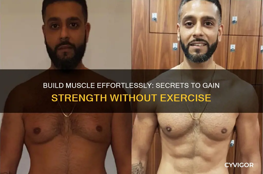 Build Muscle Effortlessly: Secrets To Gain Strength Without Exercise ...