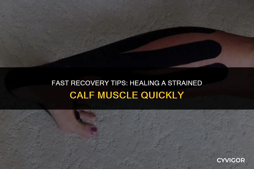 Fast Recovery Tips: Healing A Strained Calf Muscle Quickly | CyVigor