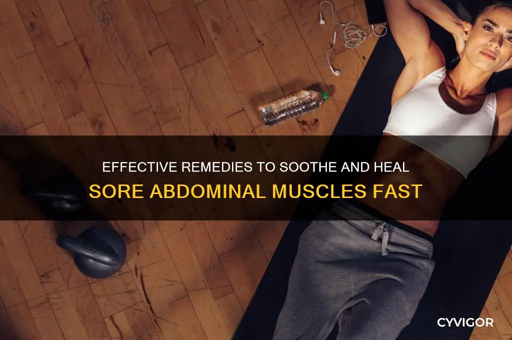 Effective Remedies To Soothe And Heal Sore Abdominal Muscles Fast | CyVigor