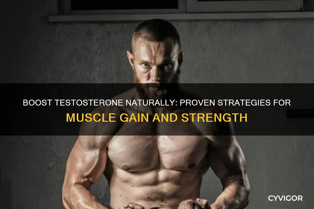 Boost Testosterone Naturally: Proven Strategies For Muscle Gain And ...