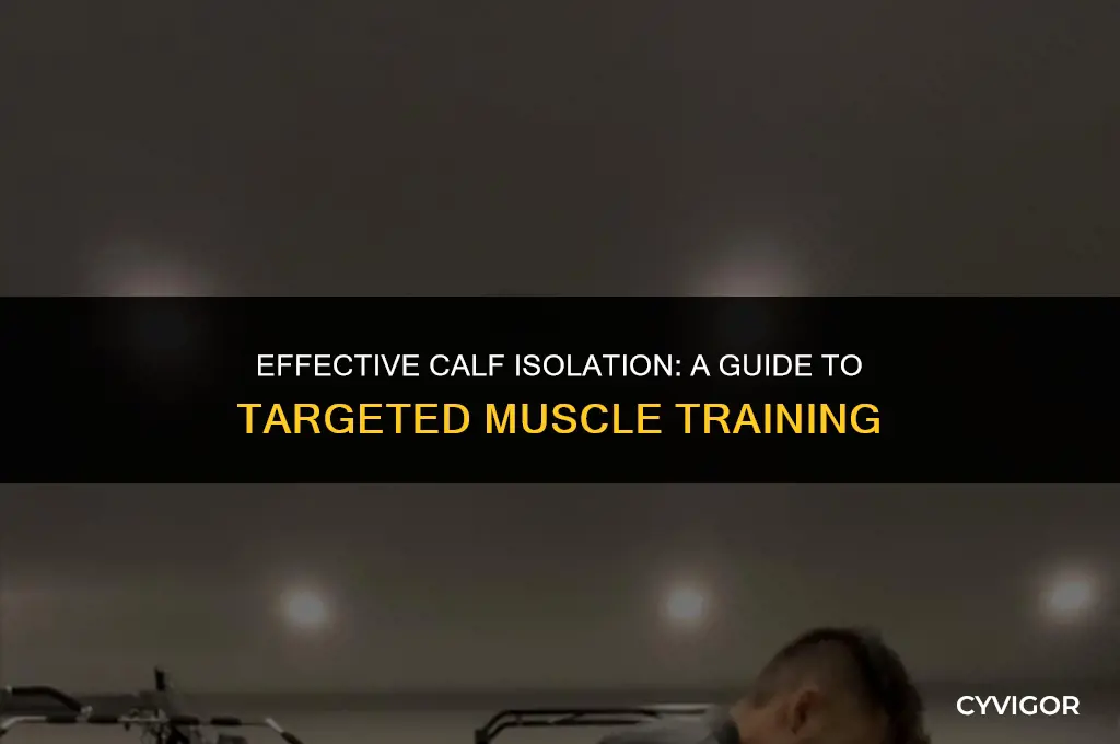 Effective Calf Isolation: A Guide To Targeted Muscle Training | CyVigor