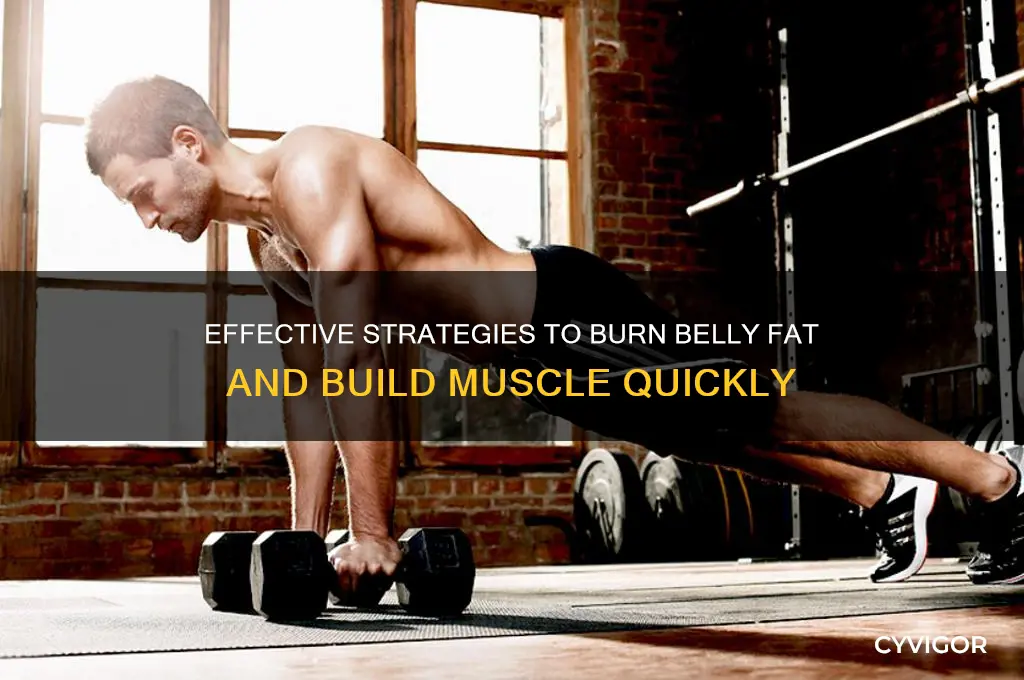 Effective Strategies To Burn Belly Fat And Build Muscle Quickly | CyVigor