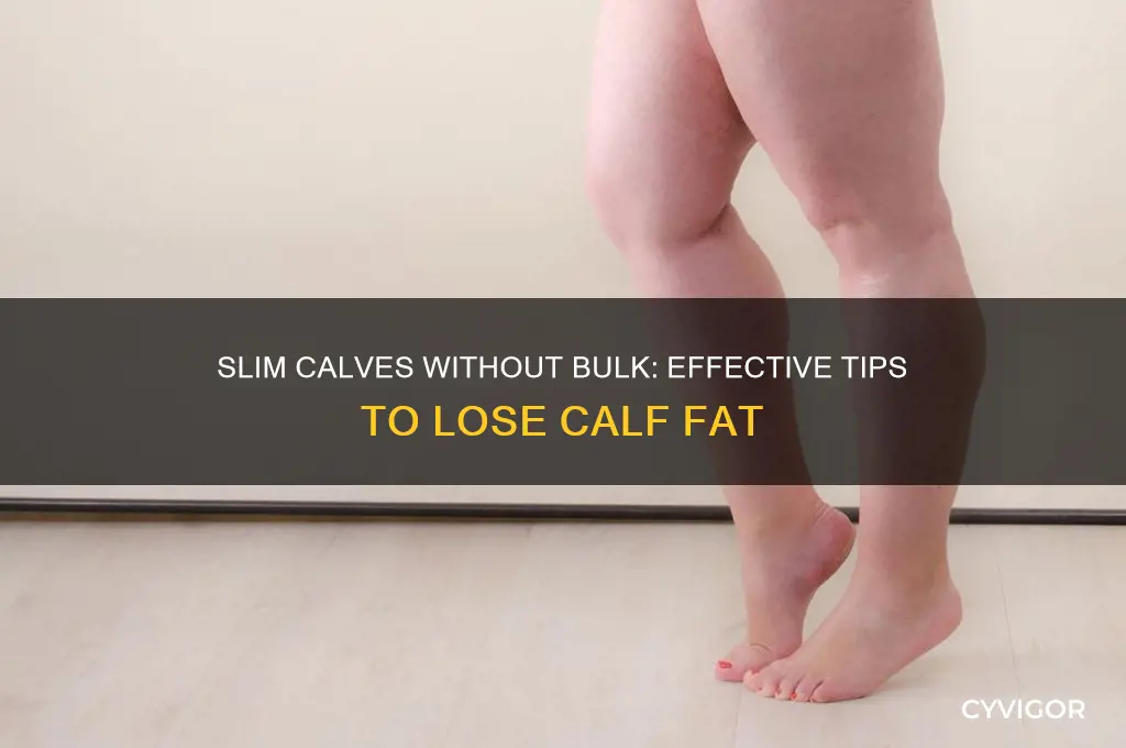 Slim Calves Without Bulk: Effective Tips To Lose Calf Fat | CyVigor