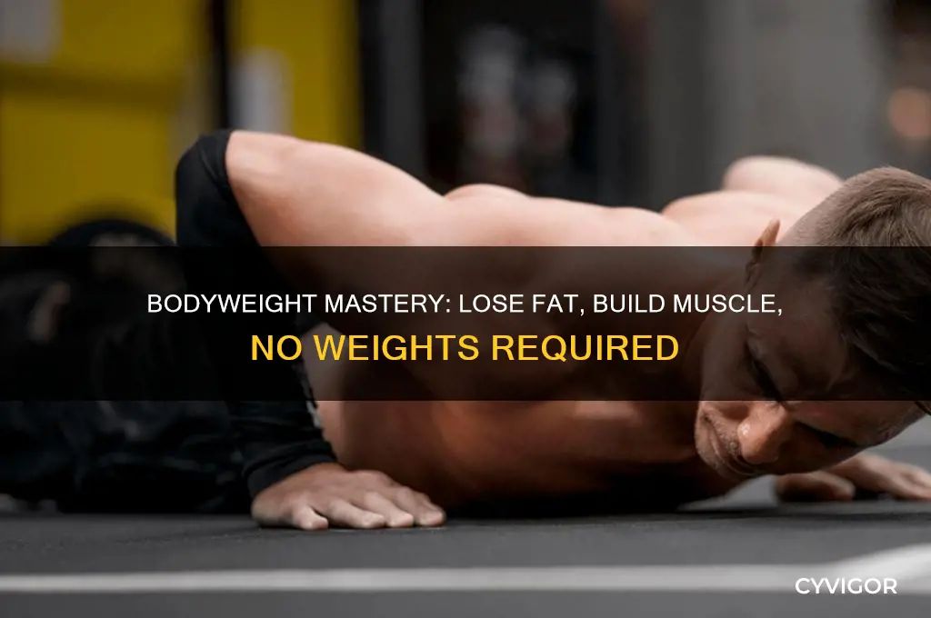 Bodyweight Mastery: Lose Fat, Build Muscle, No Weights Required | CyVigor