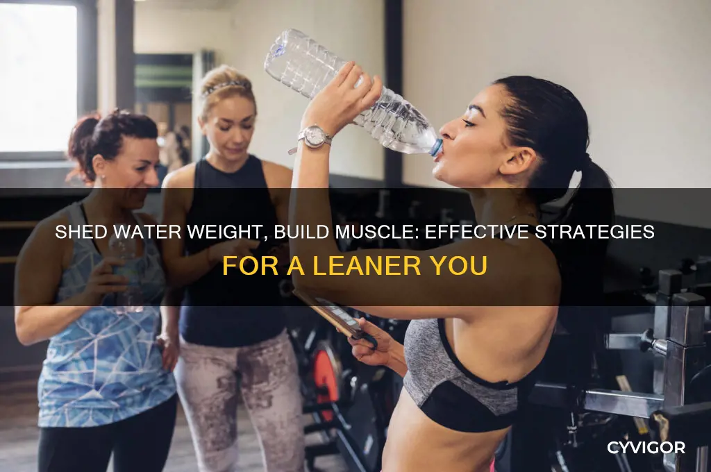 Shed Water Weight, Build Muscle: Effective Strategies For A Leaner You ...