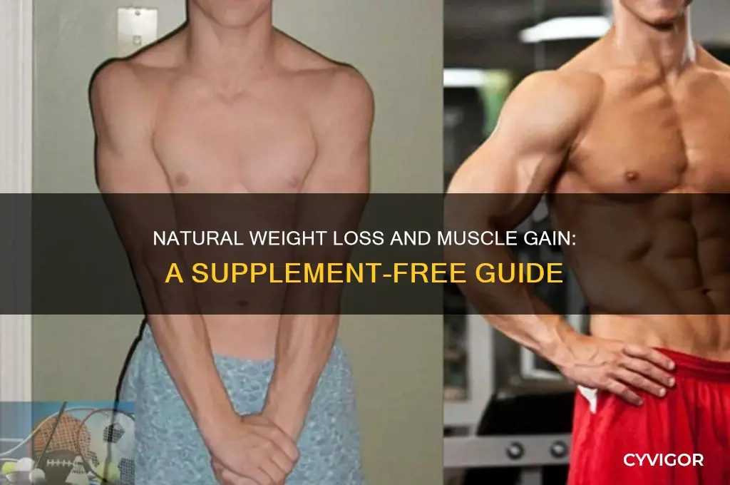 Natural Weight Loss And Muscle Gain: A Supplement-Free Guide | CyVigor