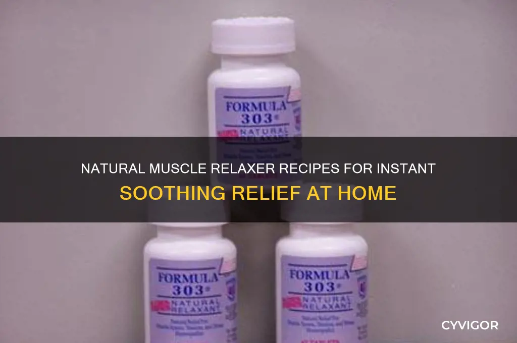 Natural Muscle Relaxer Recipes For Instant Soothing Relief At Home ...