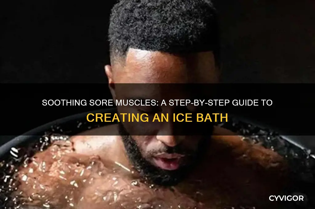 Soothing Sore Muscles: A Step-By-Step Guide To Creating An Ice Bath ...