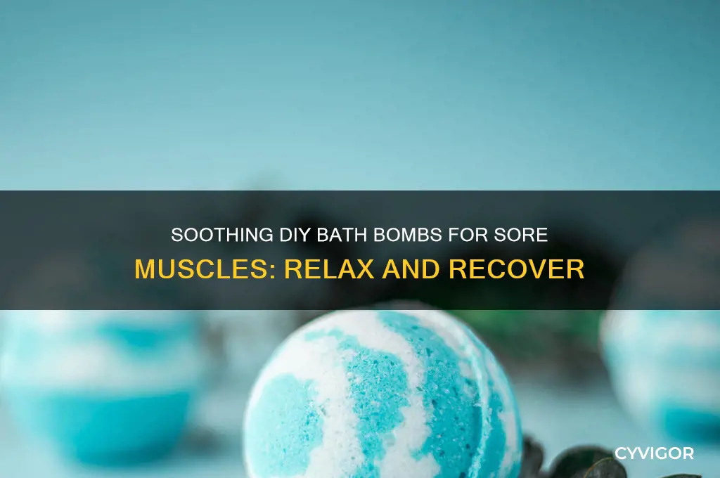 Soothing Diy Bath Bombs For Sore Muscles: Relax And Recover | CyVigor