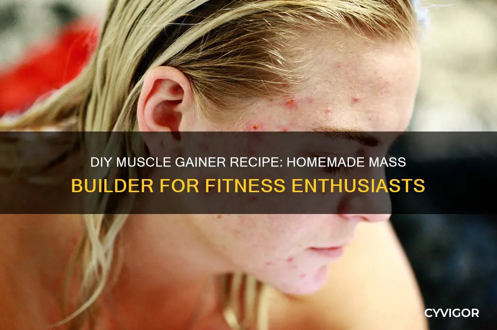 Diy Muscle Gainer Recipe: Homemade Mass Builder For Fitness Enthusiasts ...