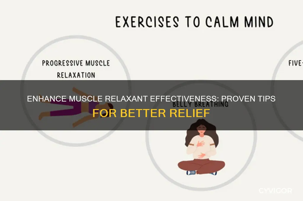 Enhance Muscle Relaxant Effectiveness: Proven Tips For Better Relief ...