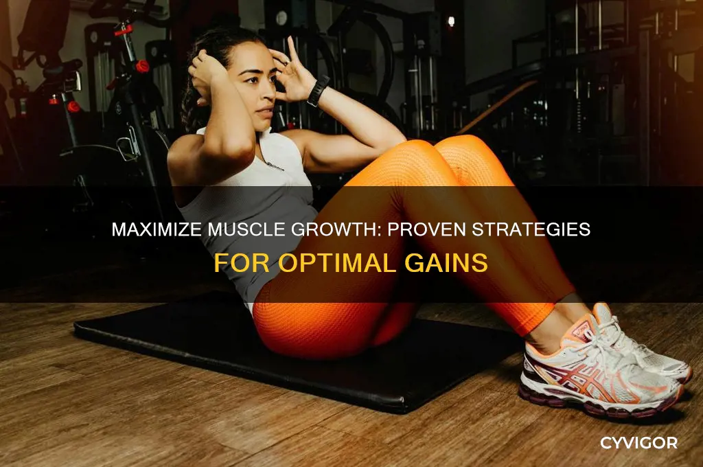 Maximize Muscle Growth: Proven Strategies For Optimal Gains | CyVigor