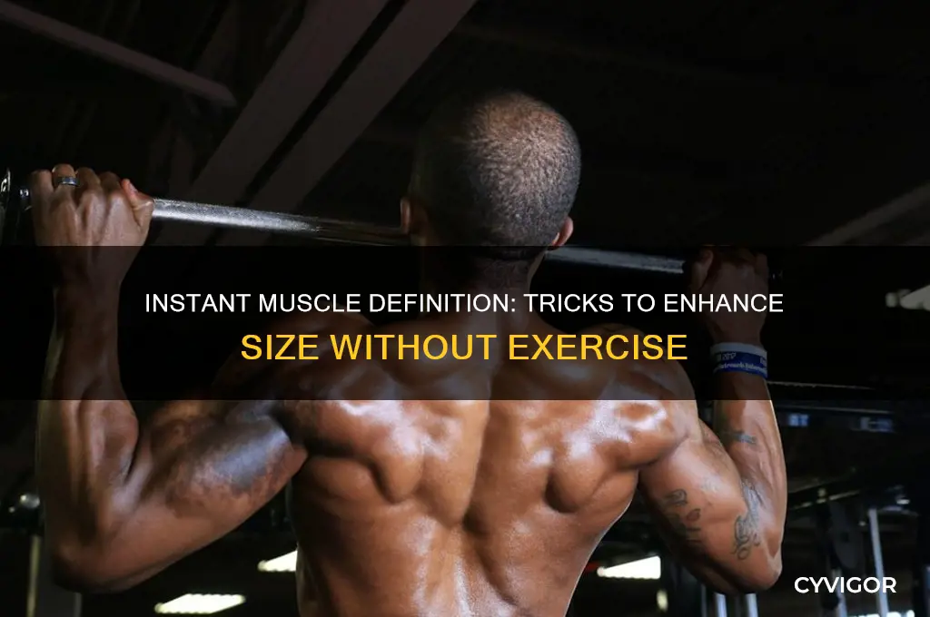 Instant Muscle Definition: Tricks To Enhance Size Without Exercise ...