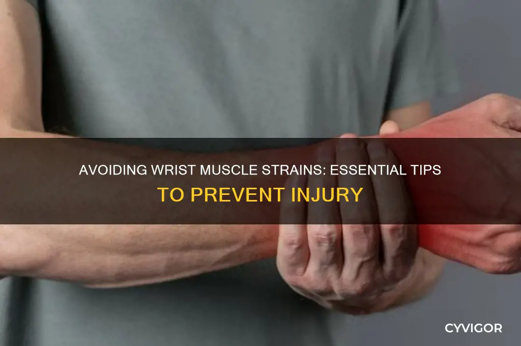 Avoiding Wrist Muscle Strains: Essential Tips To Prevent Injury | CyVigor
