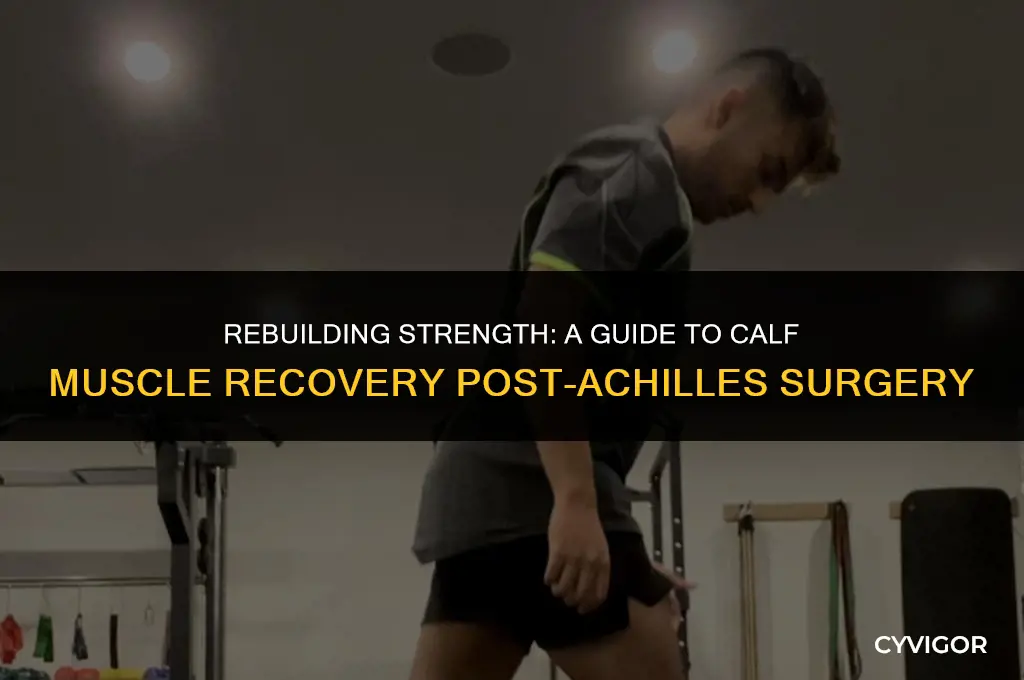 Rebuilding Strength: A Guide To Calf Muscle Recovery Post-Achilles ...