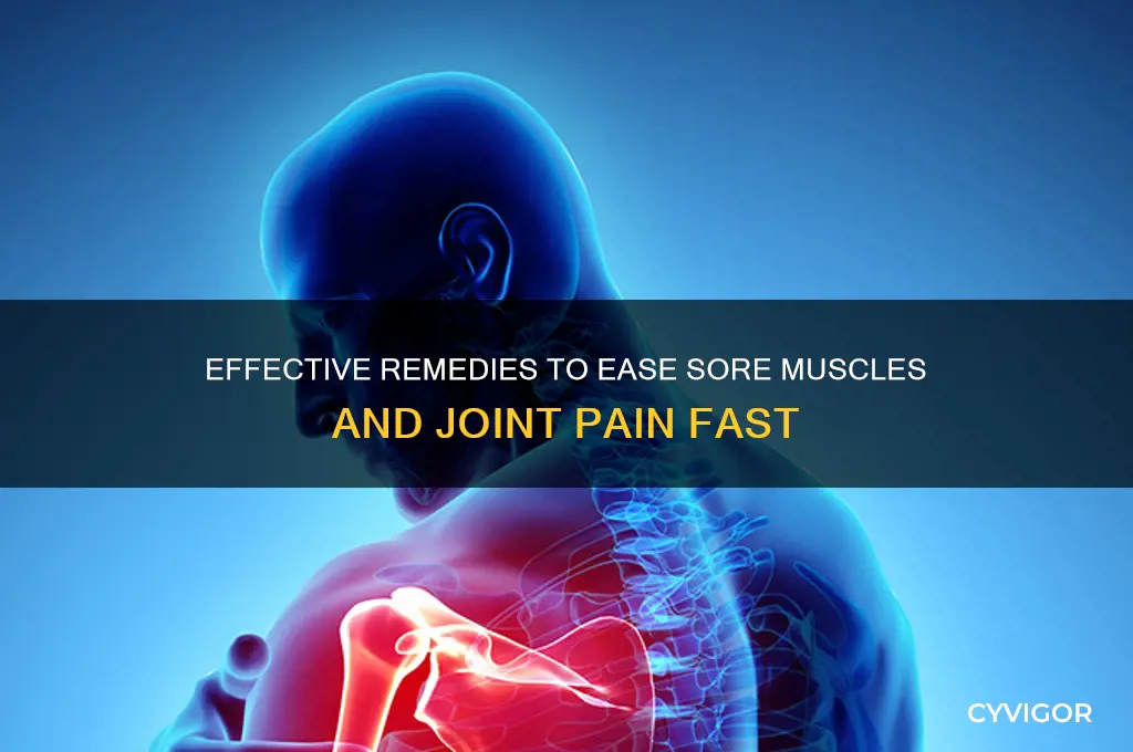 Effective Remedies To Ease Sore Muscles And Joint Pain Fast | CyVigor