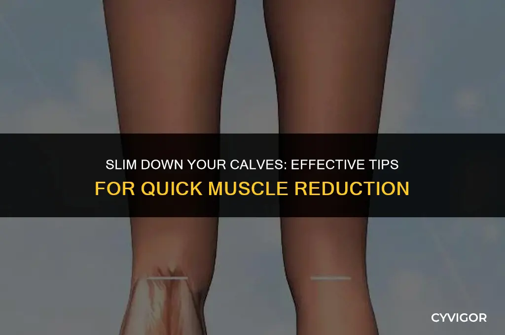 Slim Down Your Calves: Effective Tips For Quick Muscle Reduction | CyVigor