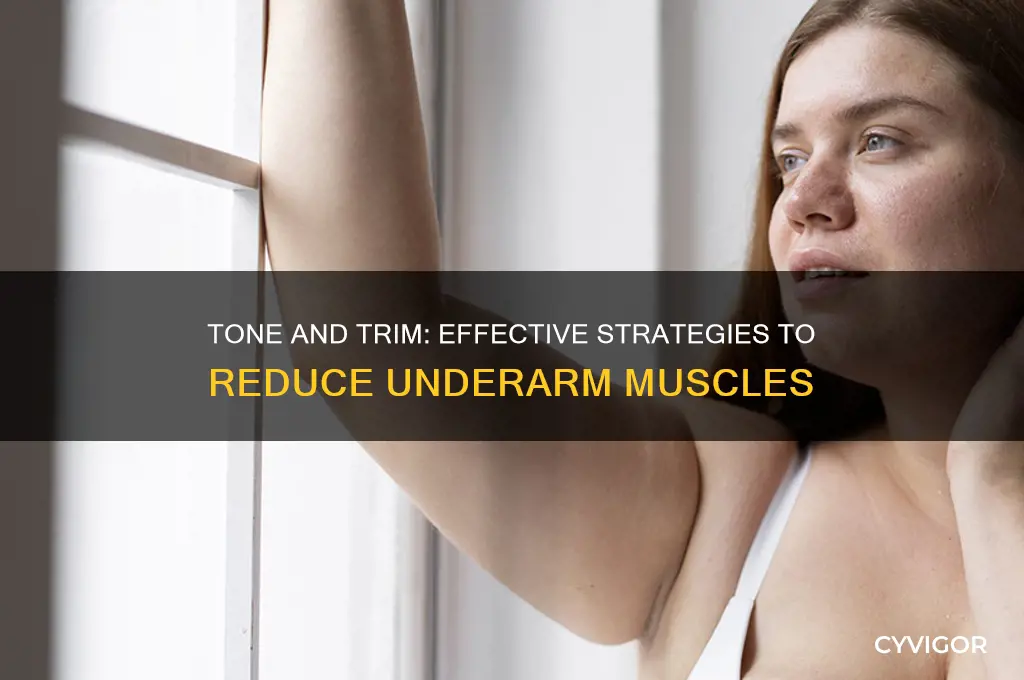 Tone And Trim: Effective Strategies To Reduce Underarm Muscles | CyVigor