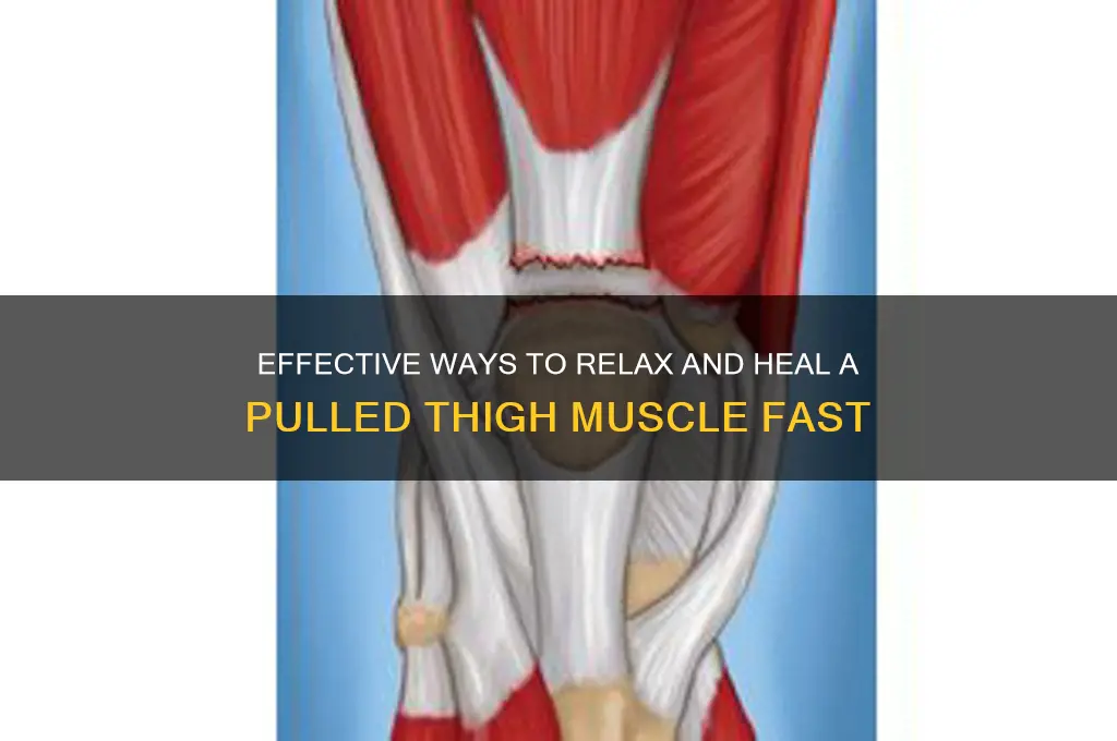 Effective Ways To Relax And Heal A Pulled Thigh Muscle Fast | CyVigor