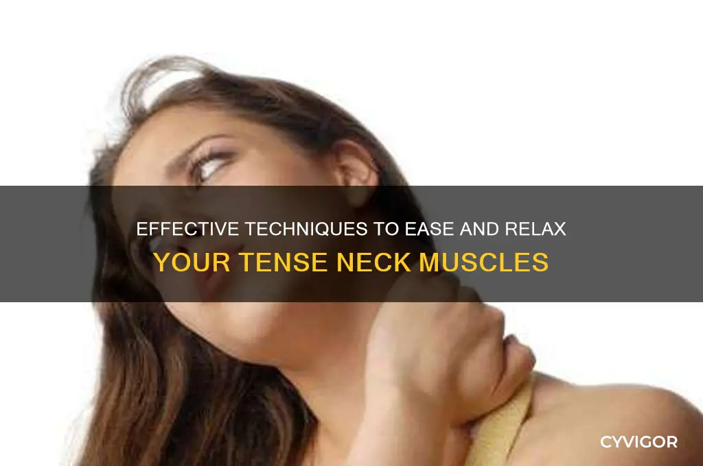 Effective Techniques To Ease And Relax Your Tense Neck Muscles | CyVigor