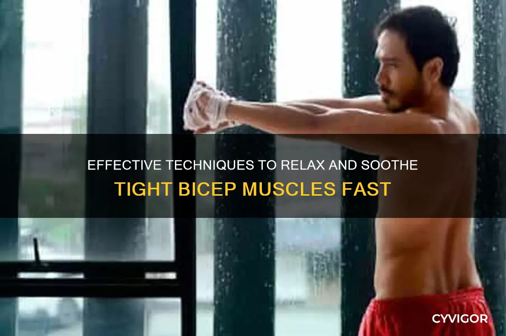 Effective Techniques To Relax And Soothe Tight Bicep Muscles Fast | CyVigor