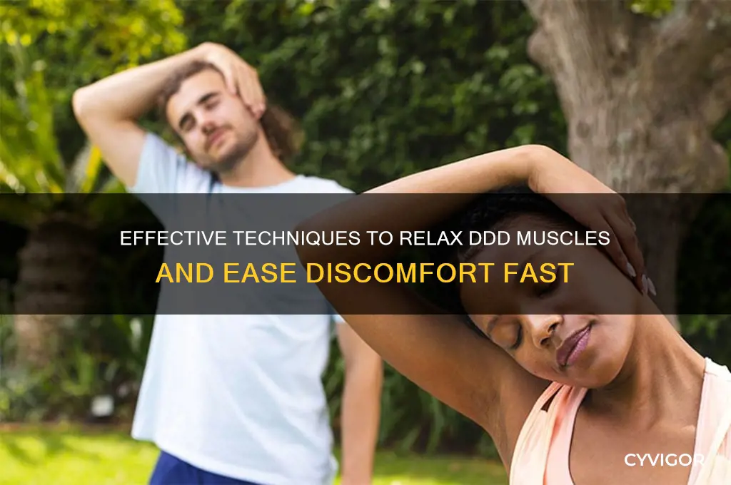 Effective Techniques To Relax Ddd Muscles And Ease Discomfort Fast ...