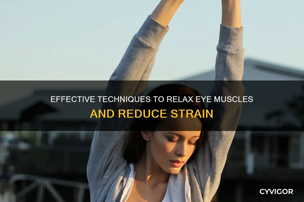 Effective Techniques To Relax Eye Muscles And Reduce Strain | CyVigor