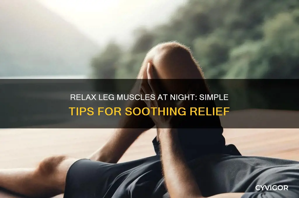 Relax Leg Muscles At Night: Simple Tips For Soothing Relief | CyVigor