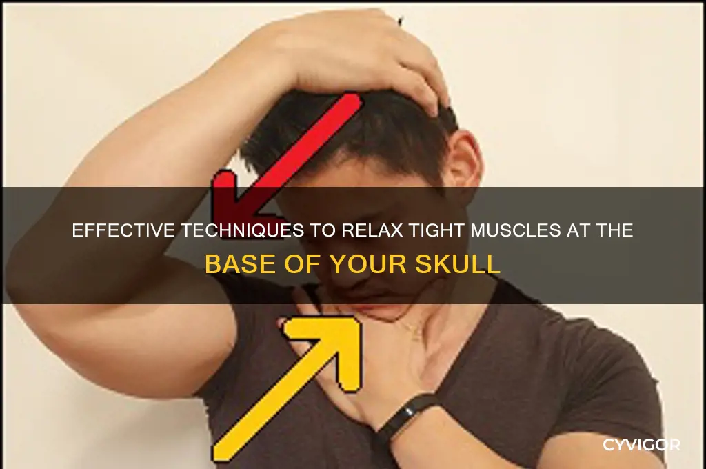 Effective Techniques To Relax Tight Muscles At The Base Of Your Skull ...