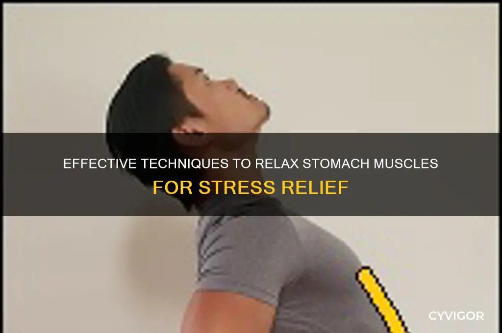 Effective Techniques To Relax Stomach Muscles For Stress Relief | CyVigor