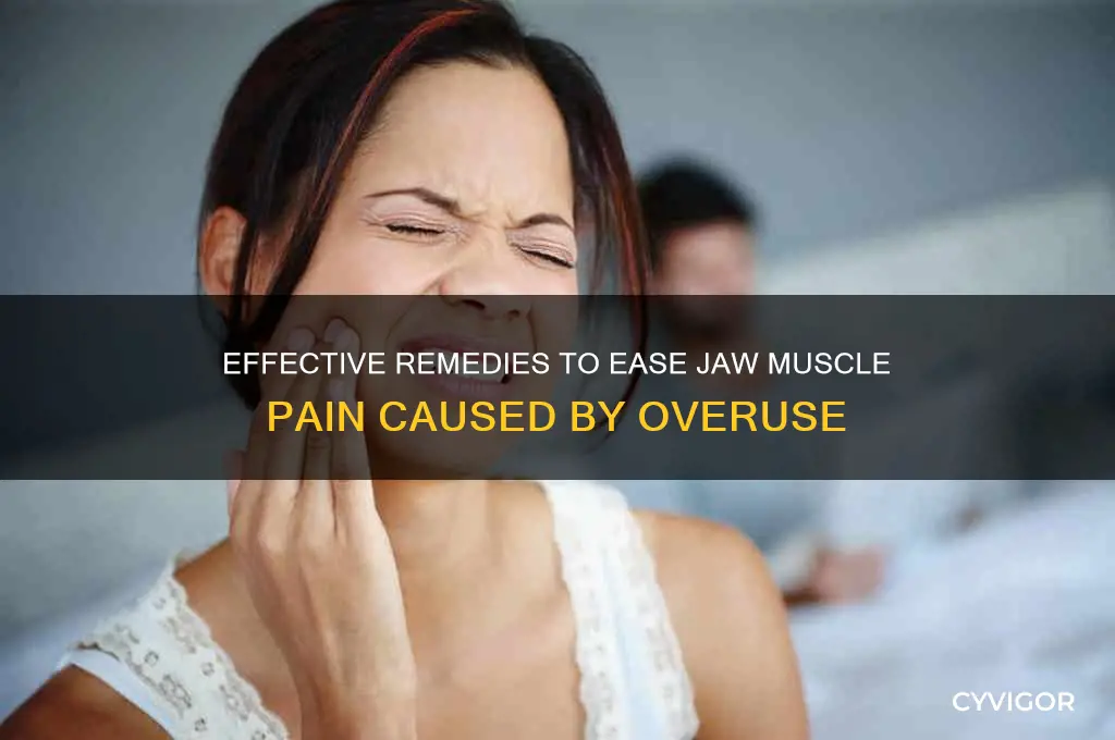 Effective Remedies To Ease Jaw Muscle Pain Caused By Overuse | CyVigor