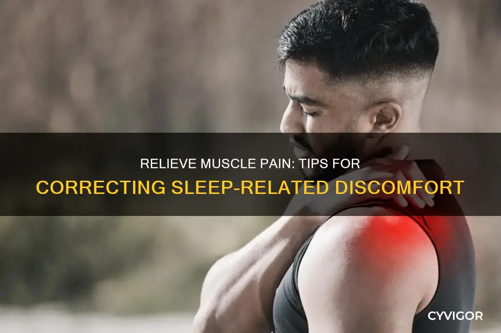 Relieve Muscle Pain: Tips For Correcting Sleep-Related Discomfort | CyVigor