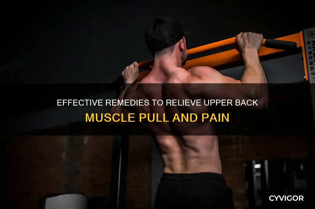 Effective Remedies To Relieve Upper Back Muscle Pull And Pain | CyVigor
