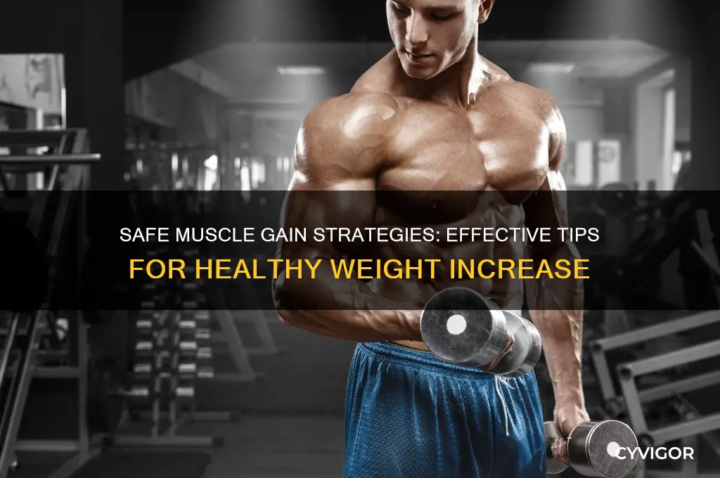 Safe Muscle Gain Strategies: Effective Tips For Healthy Weight Increase ...