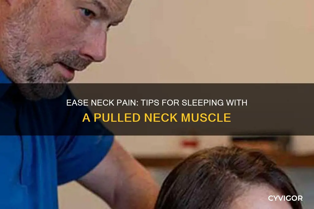 Ease Neck Pain: Tips For Sleeping With A Pulled Neck Muscle | CyVigor