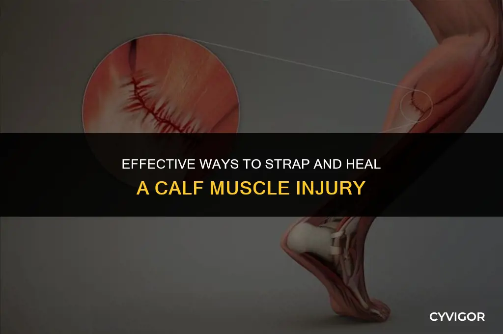 Effective Ways To Strap And Heal A Calf Muscle Injury | CyVigor