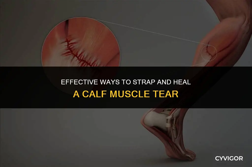 Effective Ways To Strap And Heal A Calf Muscle Tear | CyVigor